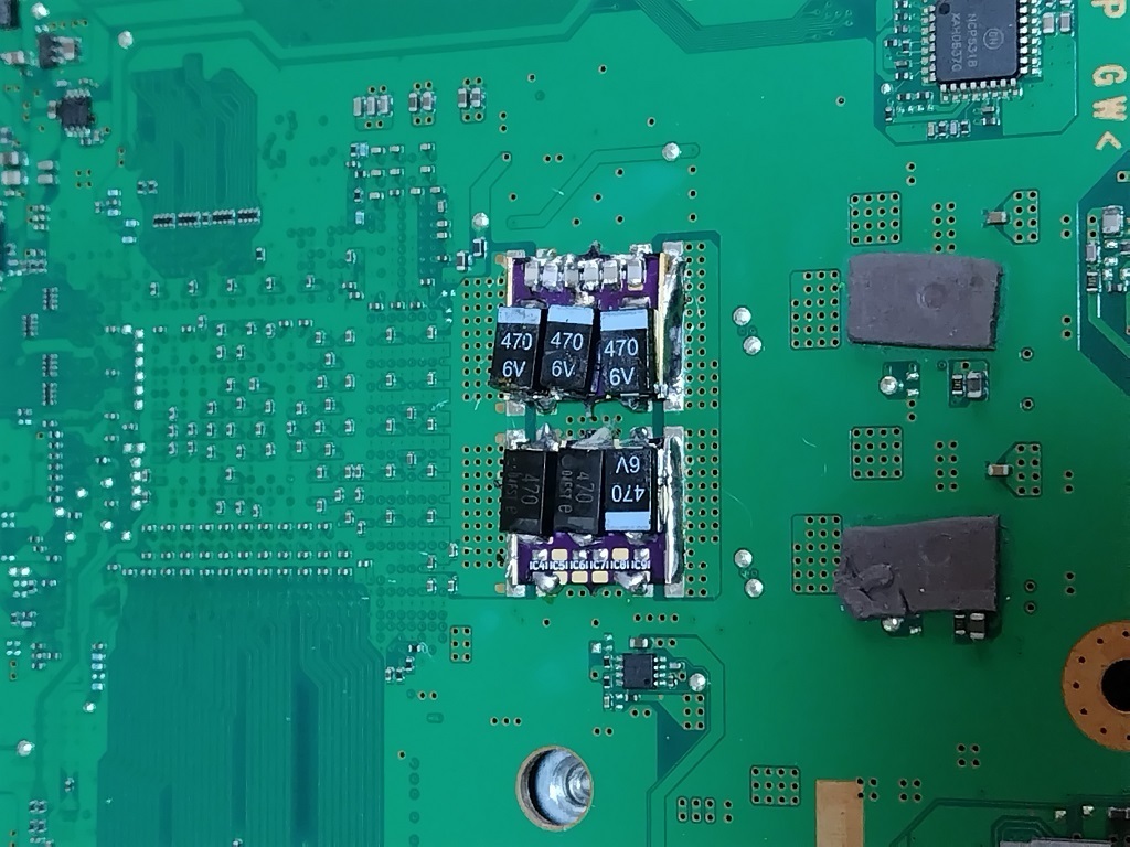 PS3 YLOD修理 タンタルコンデンサ換装 : Game-MODできたらいいな